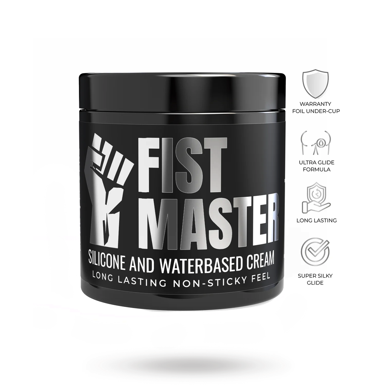 Fist Master Silicone & Waterbased Cream 500ml - Diskret levering