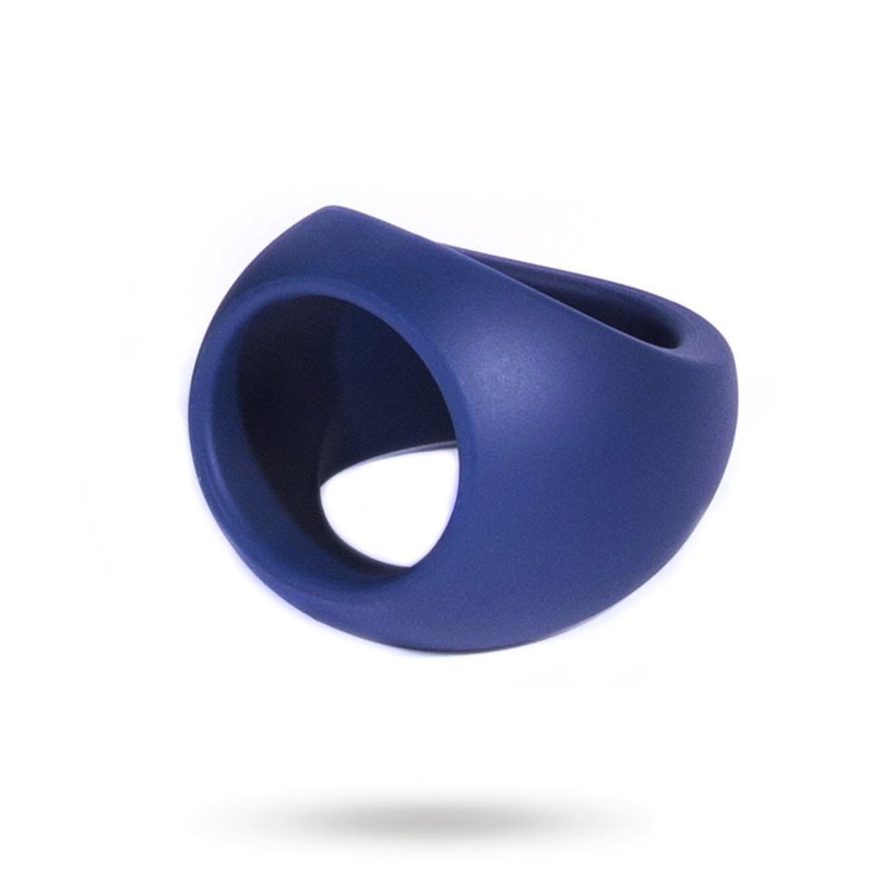 Macho Armor Silicone Cock Ring Blue - Diskret levering